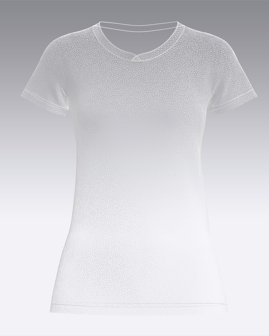 Girls 6 Types T-Shirt Pack 3D Model - TurboSquid 2099784