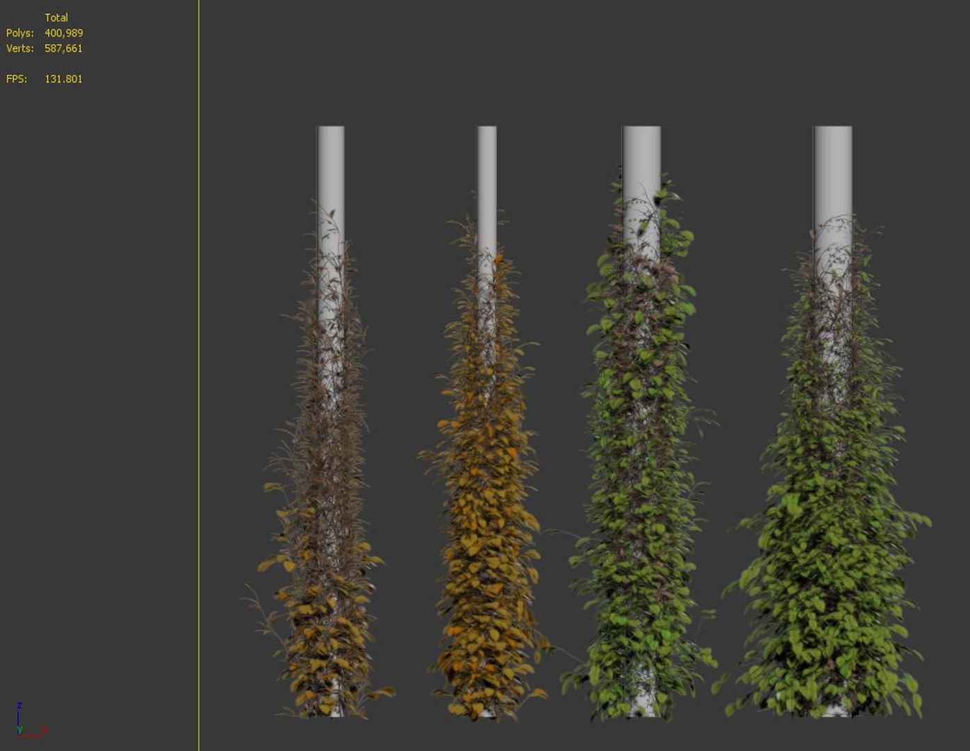 3D Vine Plant 05 Model - TurboSquid 1932532