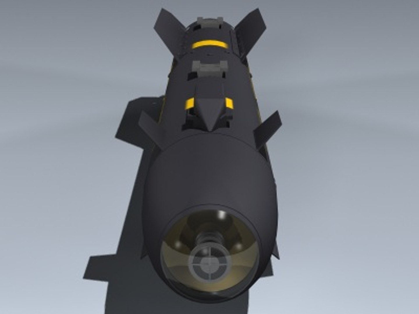 Agm-114a Hellfire Missile 3d Max