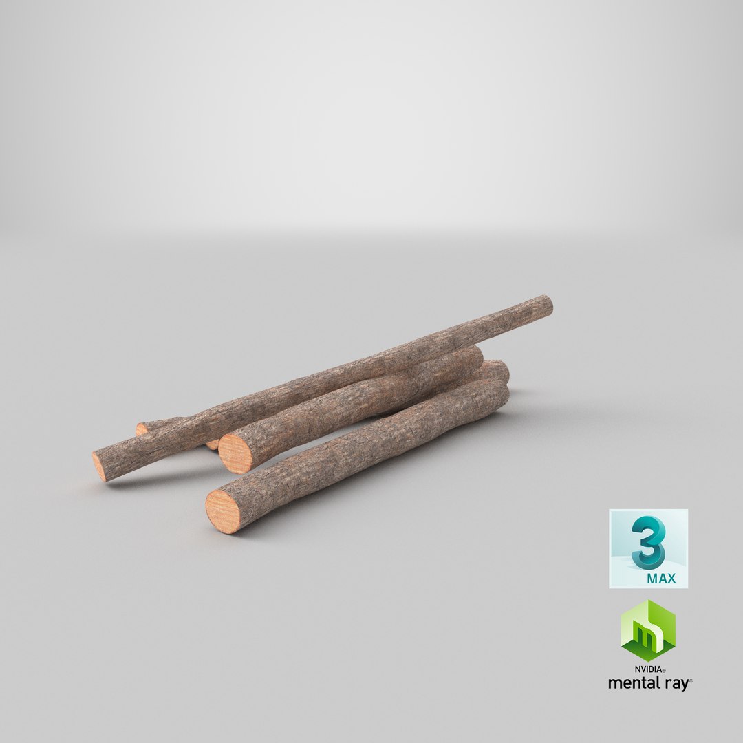 Log Pile Small Medium and Large 01 3D model - TurboSquid 2035375