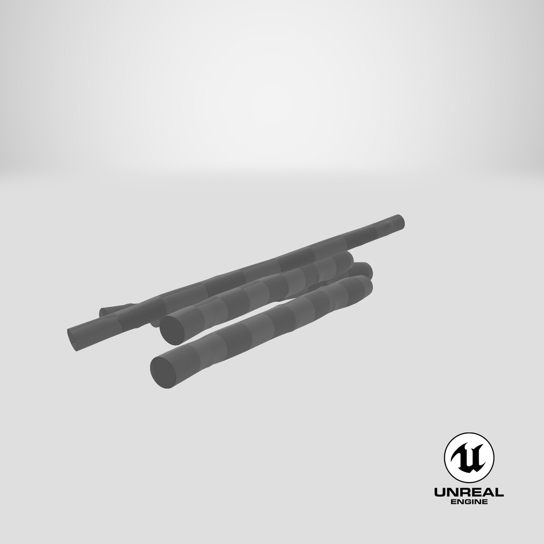 Log Pile Small Medium and Large 01 3D model - TurboSquid 2035375