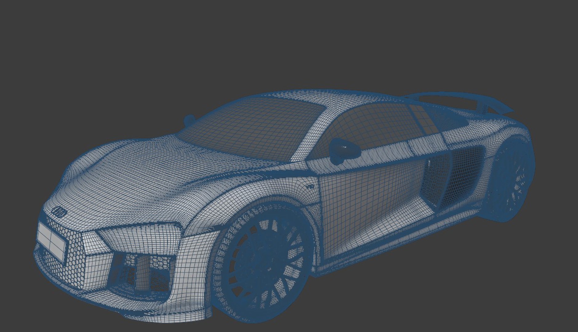 Audi R8 V10 3D Model - TurboSquid 1585756