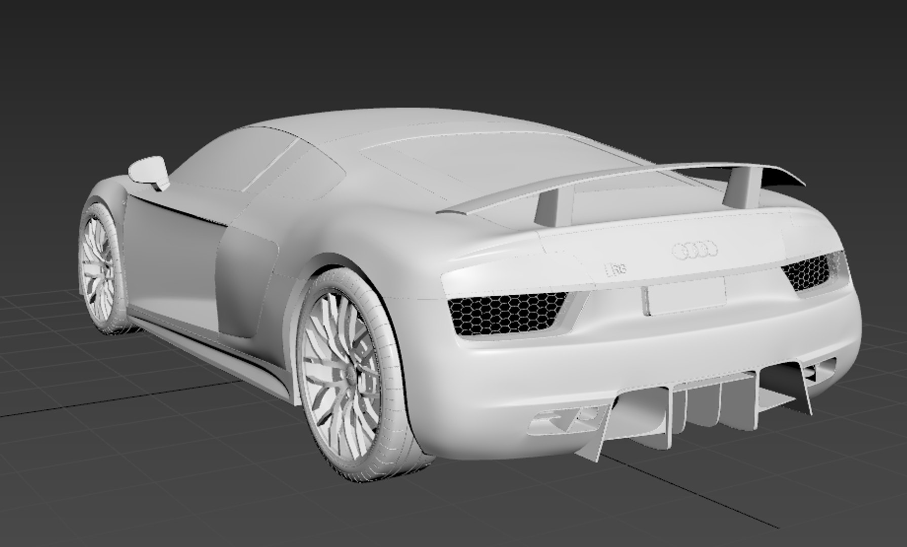 Audi R8 V10 3D Model - TurboSquid 1585756