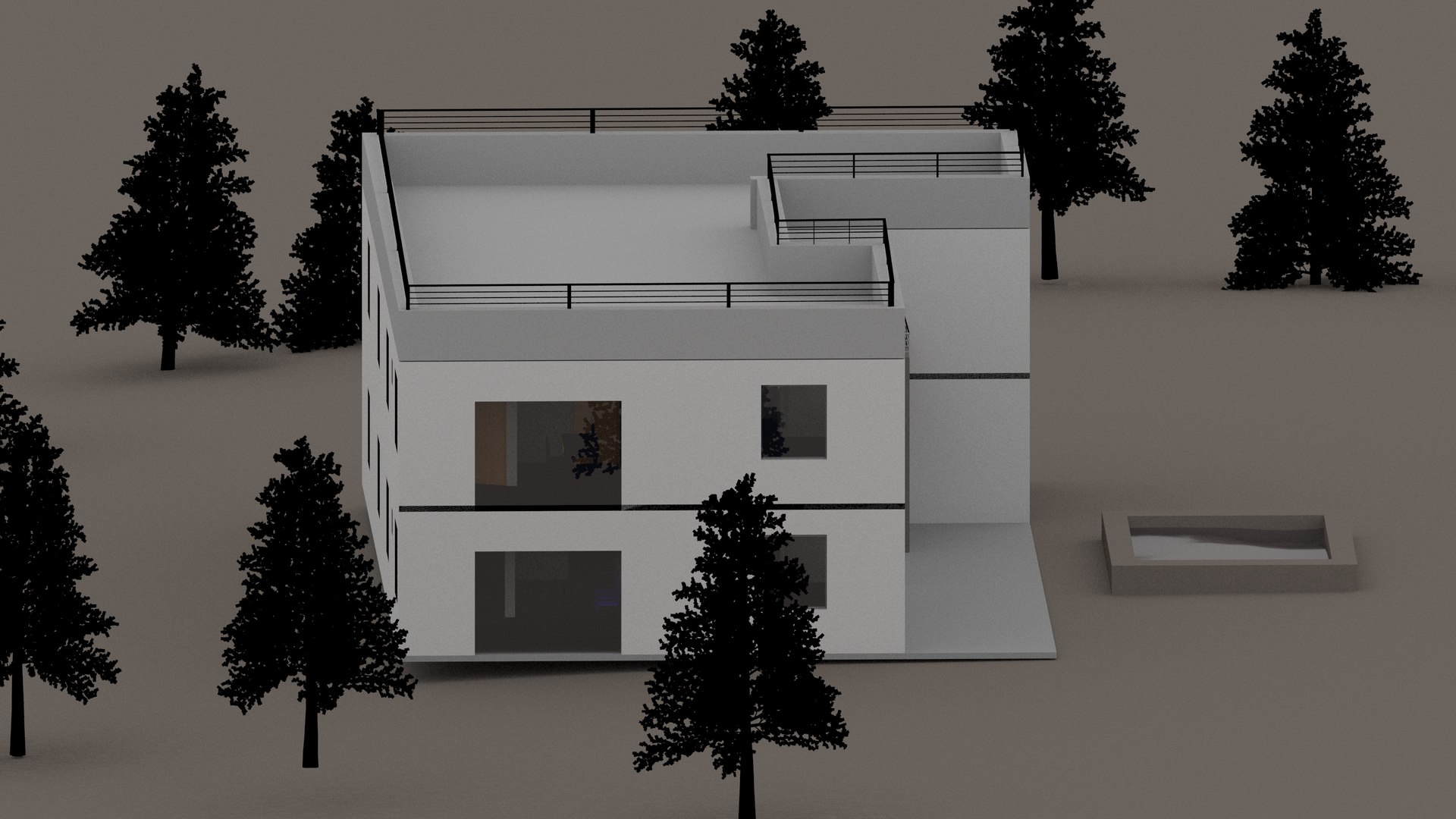 3D House Project Interior And Exterior - TurboSquid 1946661