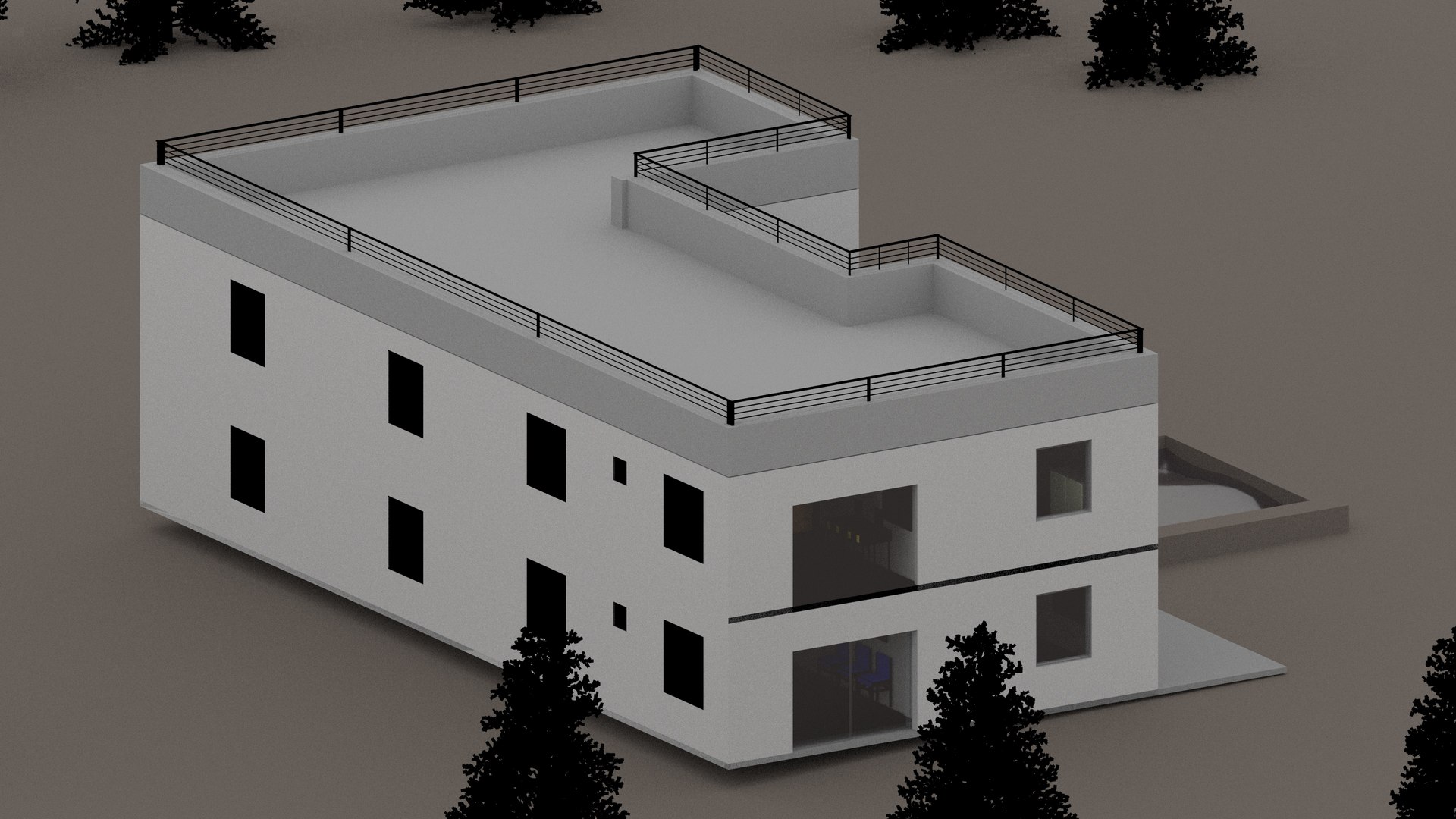 3D House Project Interior And Exterior - TurboSquid 1946661