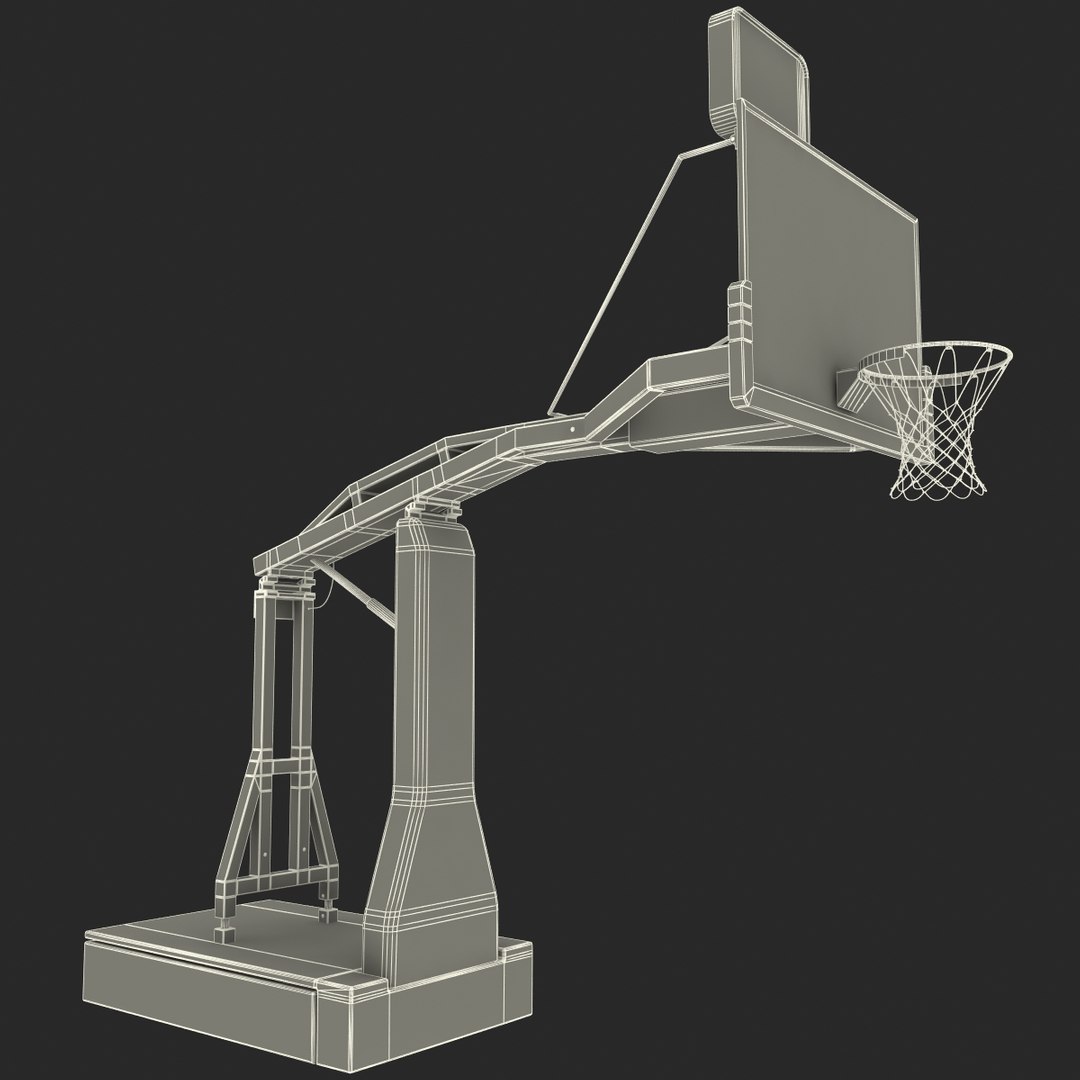 Basketball Rim V4 3d Model