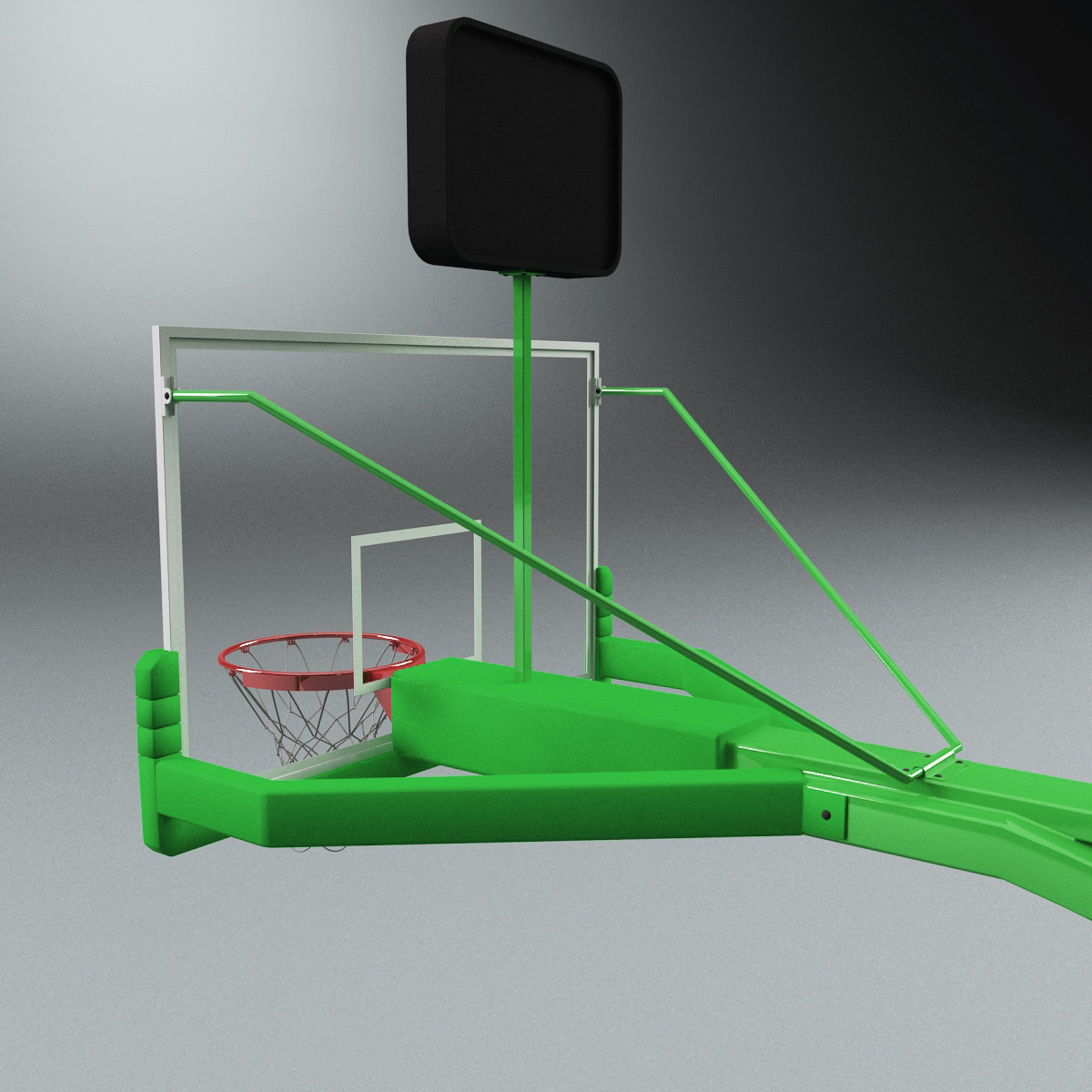 basketball rim v4 3d model