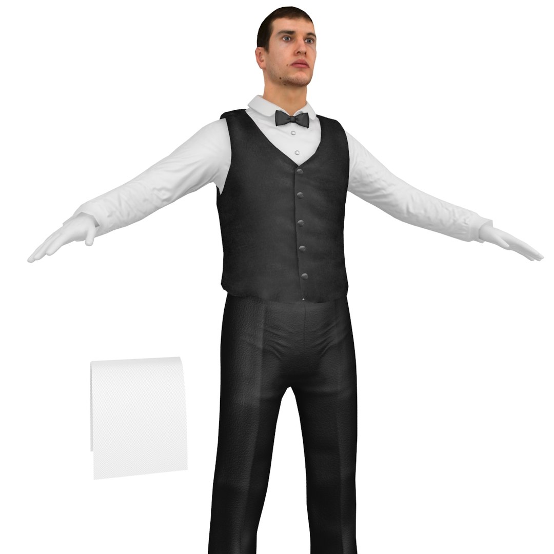 3D Model Waiter Tray - TurboSquid 1314874