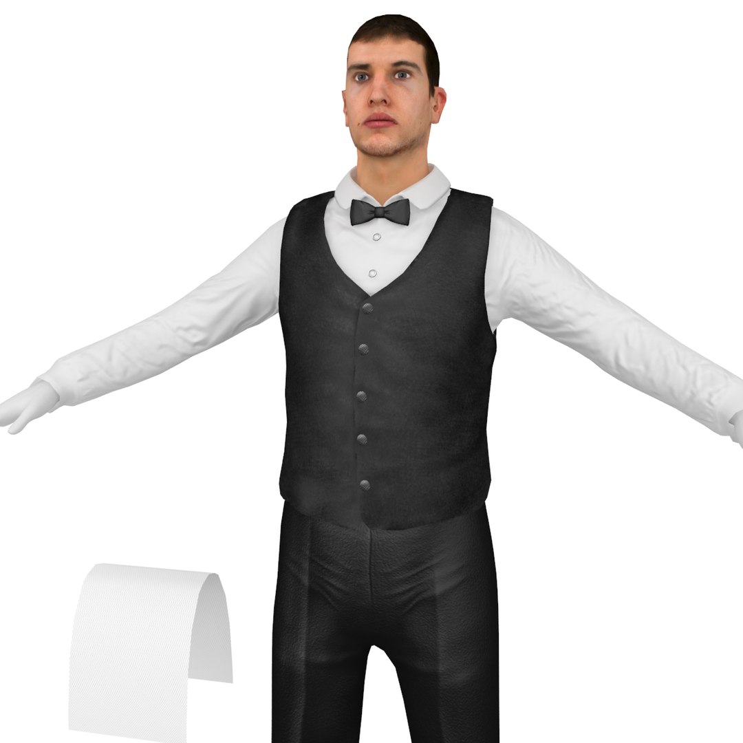 3D Model Waiter Tray - TurboSquid 1314874