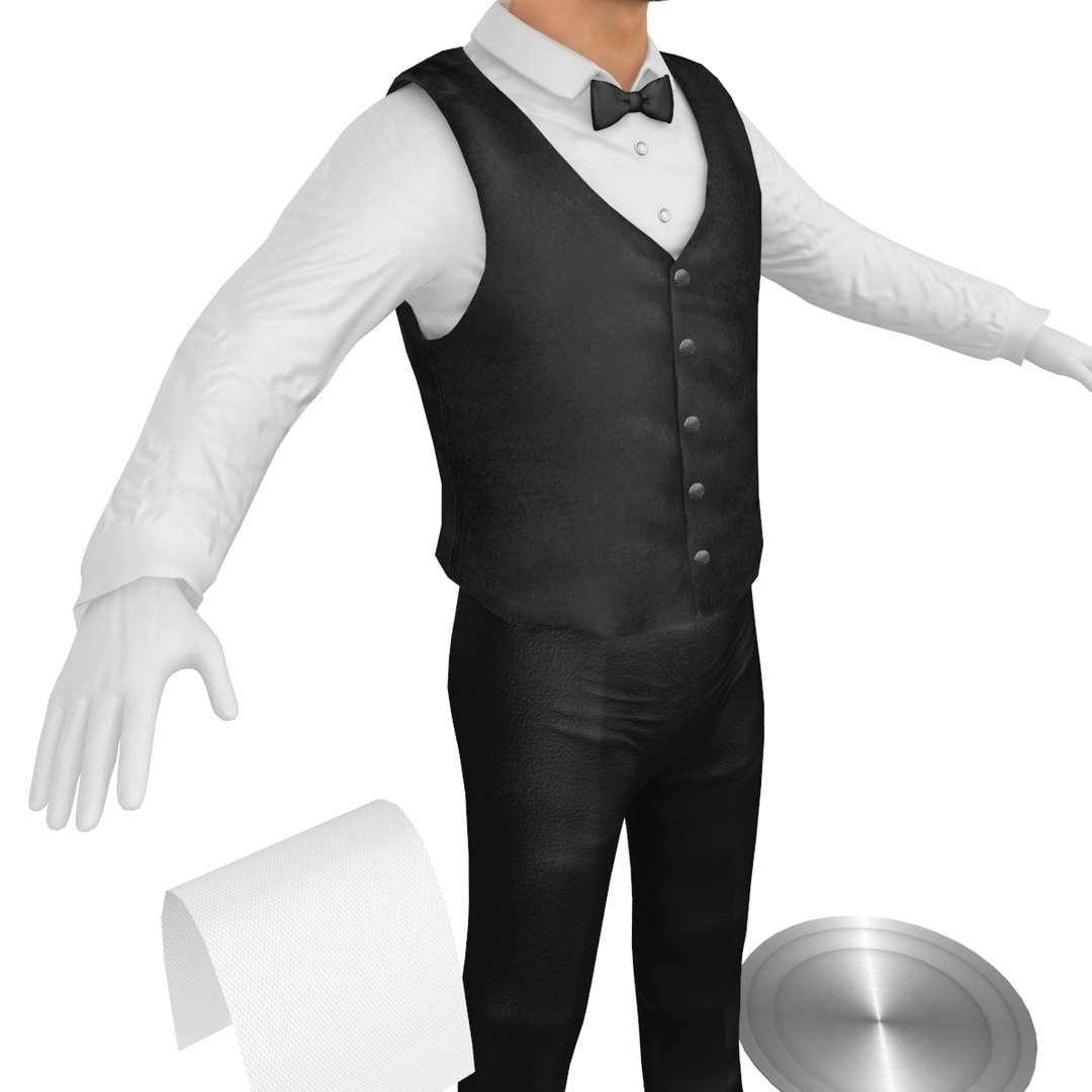 3D Model Waiter Tray - TurboSquid 1314874