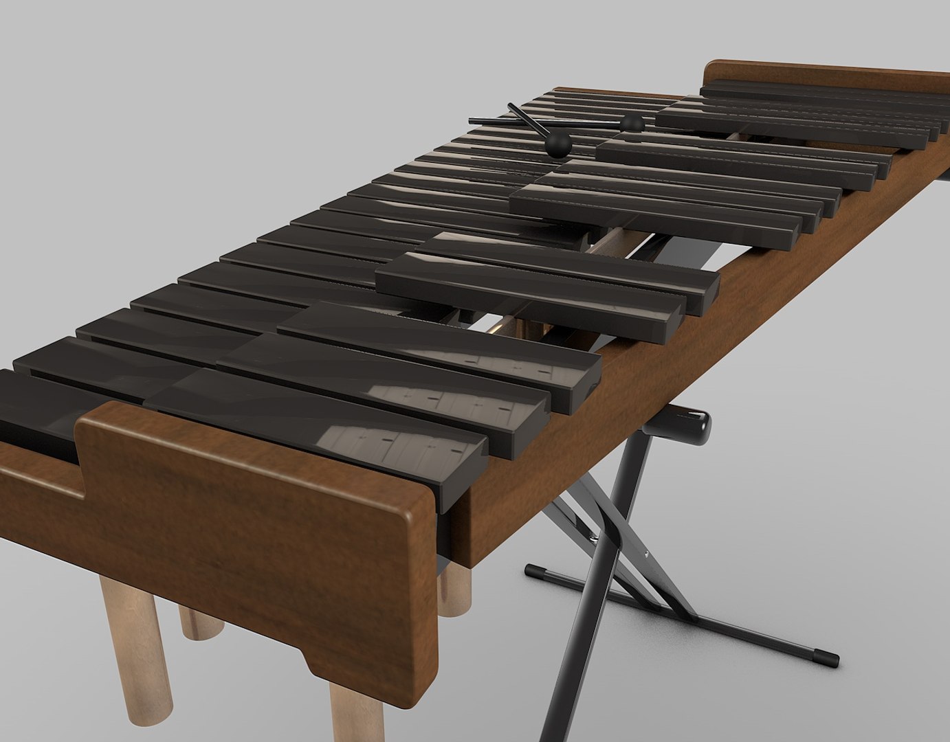 3d Xylophone Musical Instrument
