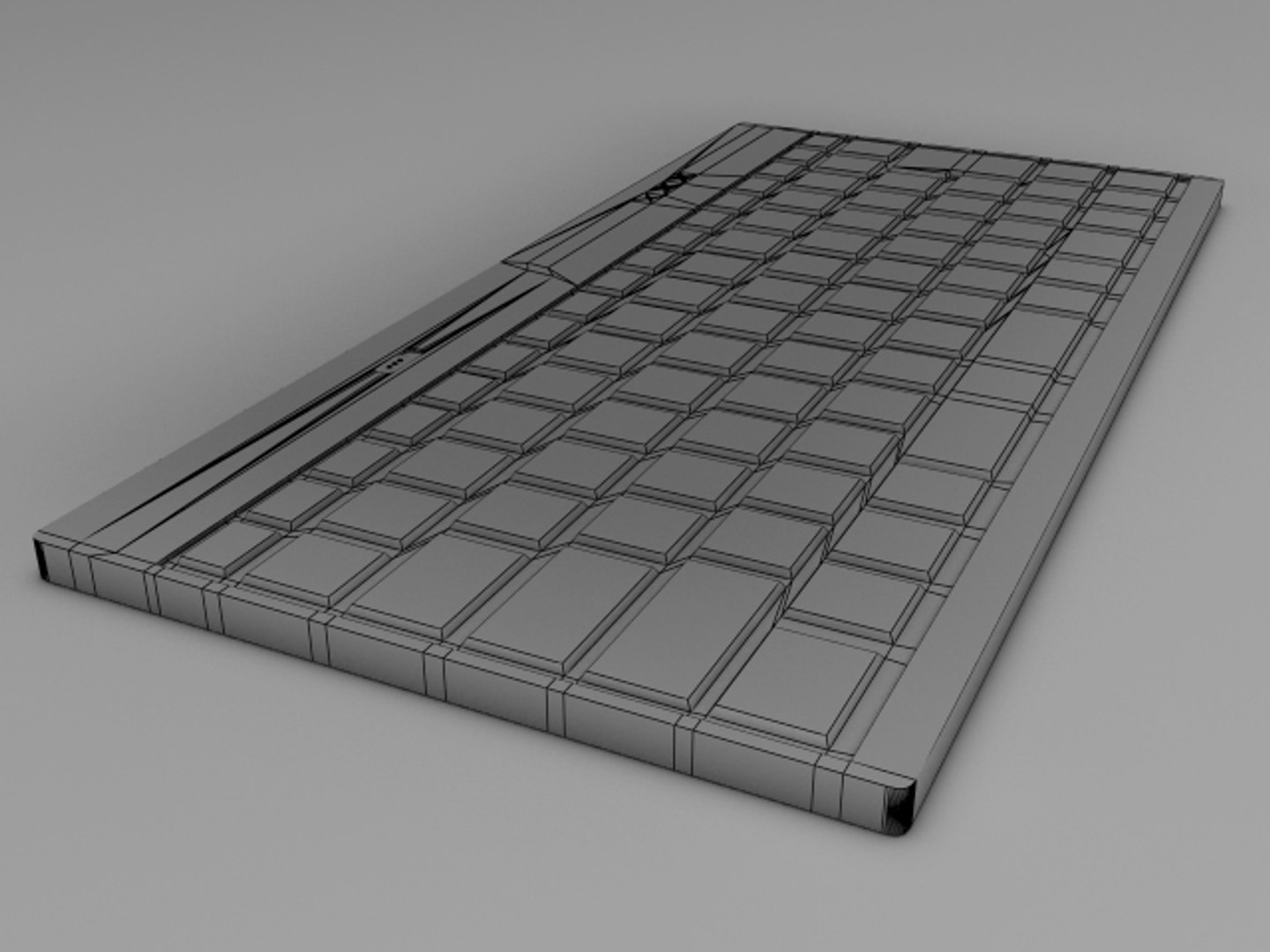 3d Wireless Bluetooth Keyboard Model