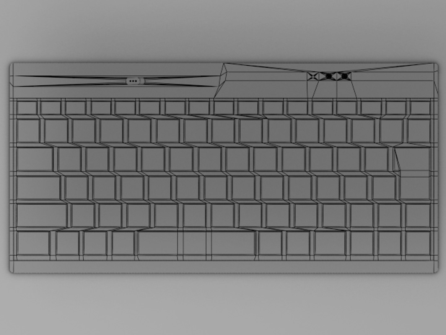 3d Wireless Bluetooth Keyboard Model