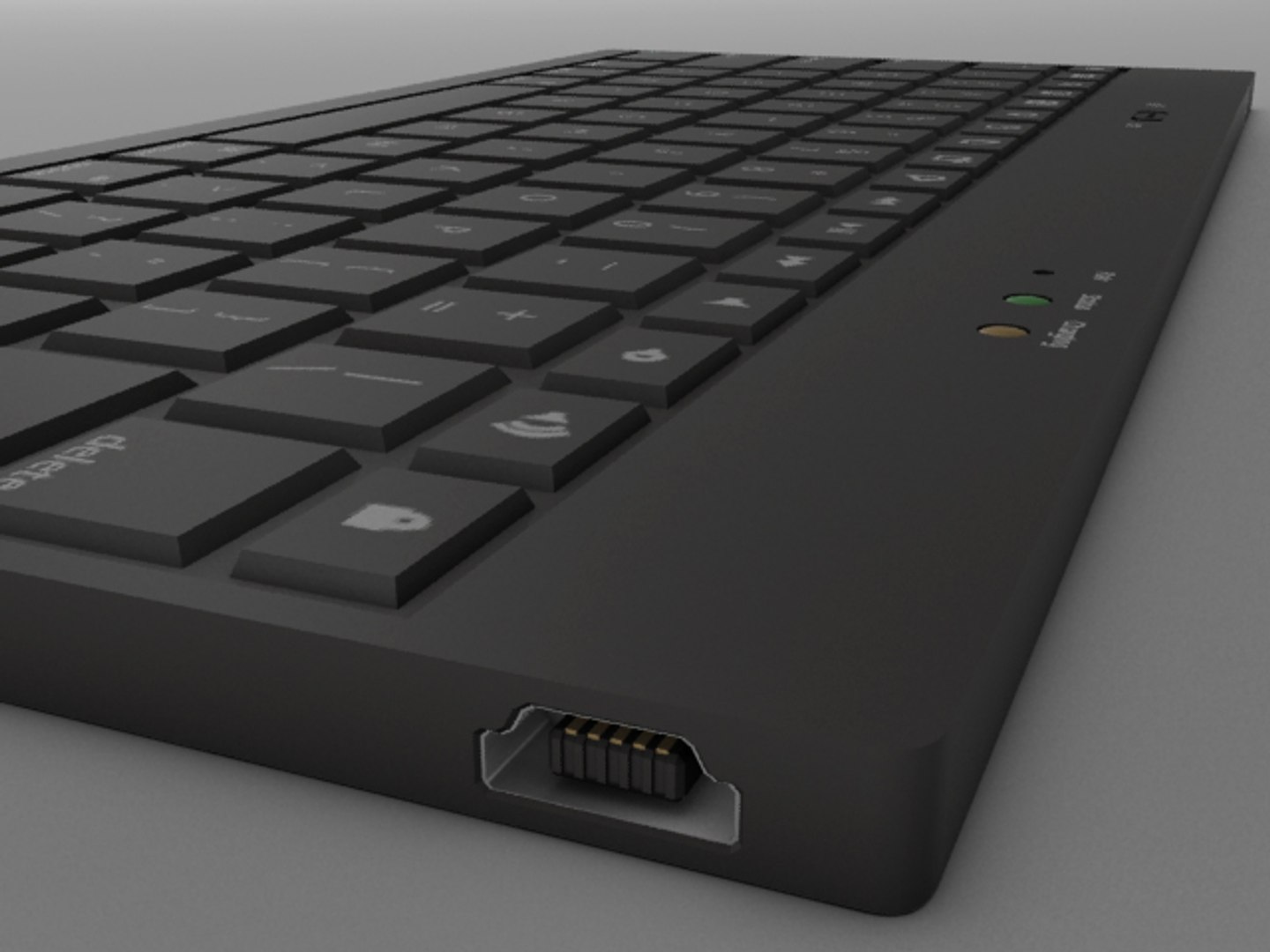 3d Wireless Bluetooth Keyboard Model