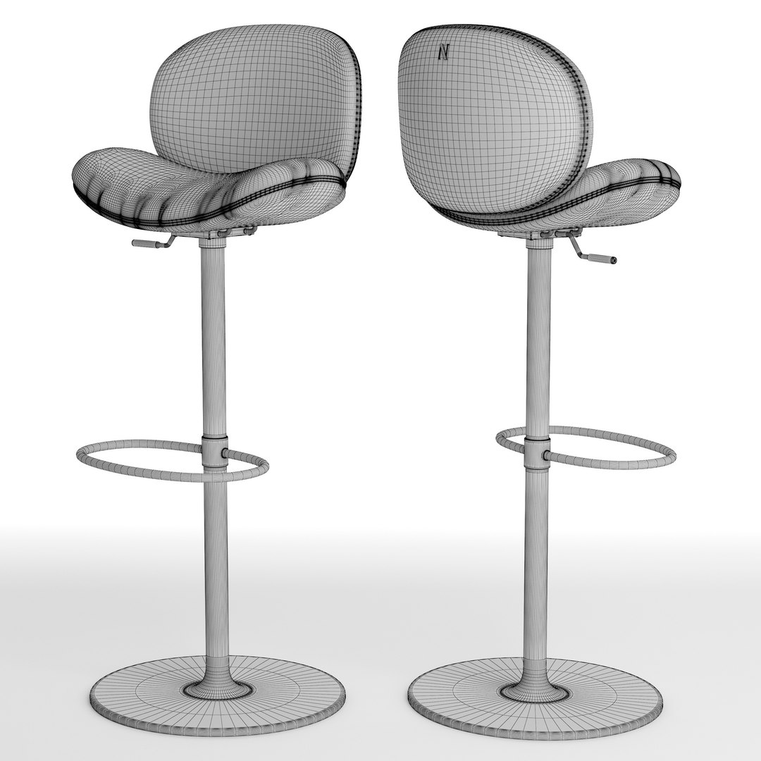 3D bar stool model - TurboSquid 1569911