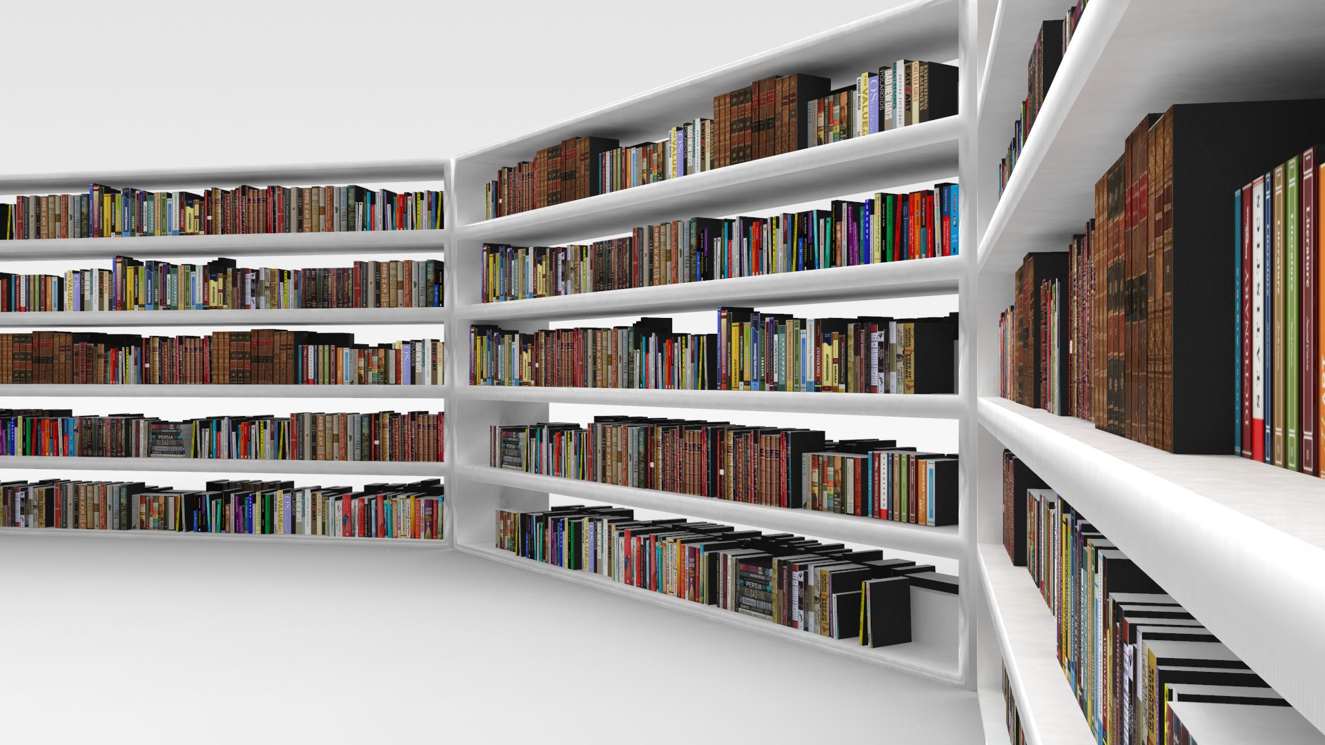 3D Model Book Rack - TurboSquid 1741719