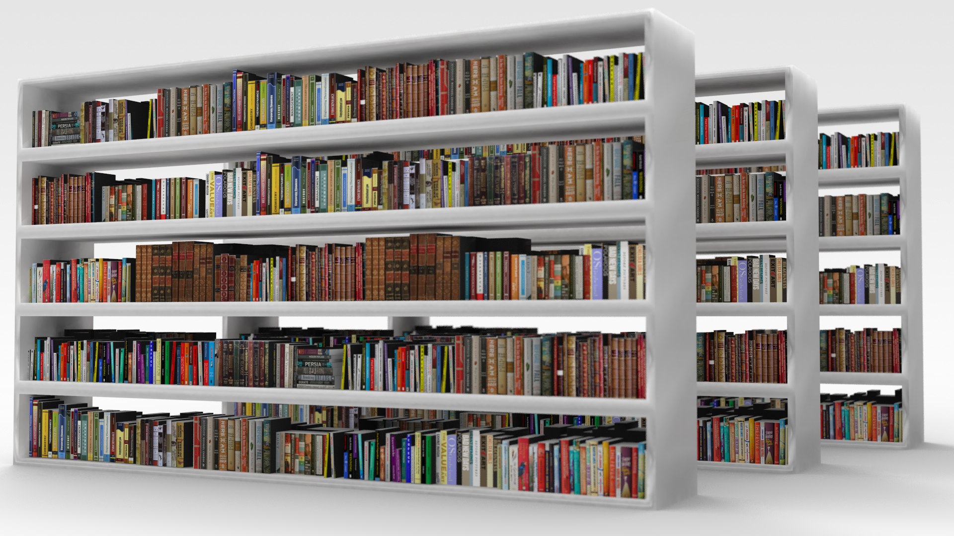 3D Model Book Rack - TurboSquid 1741719