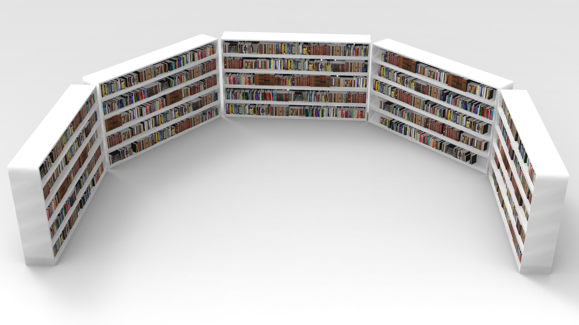 3D Model Book Rack - TurboSquid 1741719