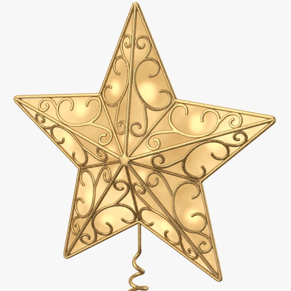 3D star topper tree model - TurboSquid 1352250