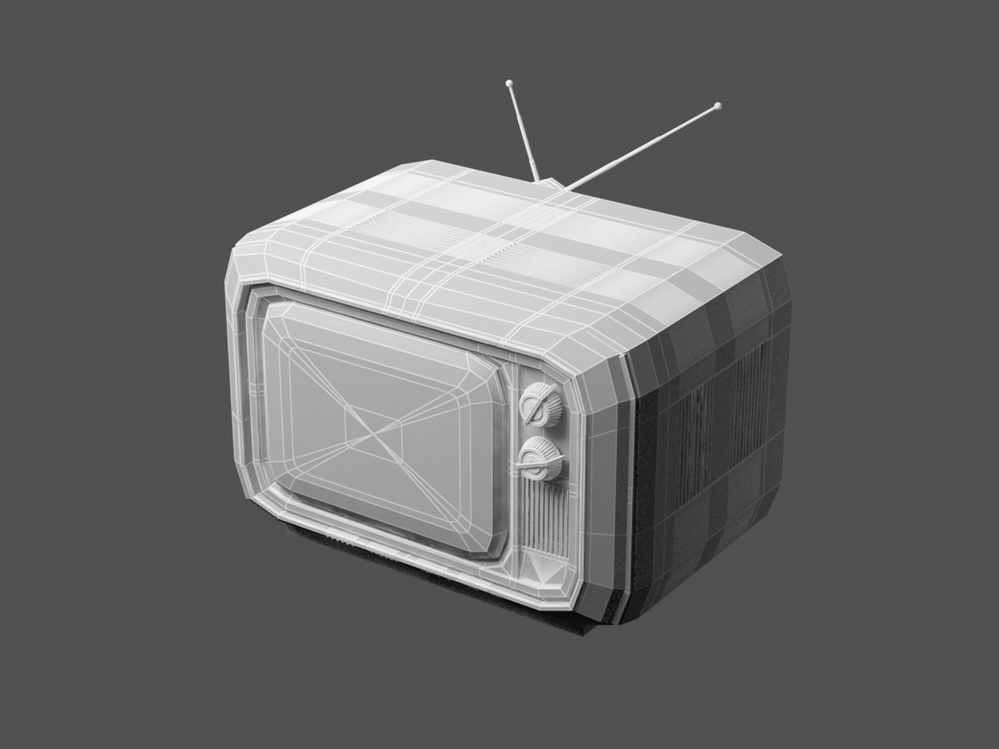 Retro Tv 3d Max