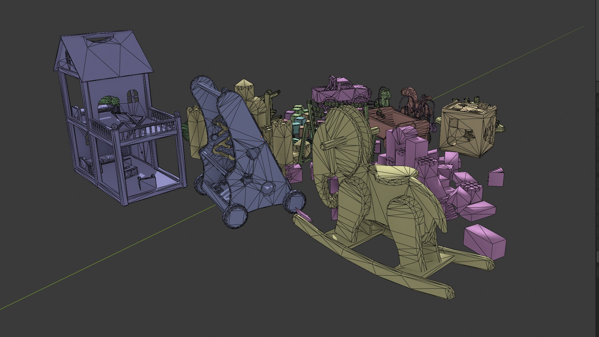 Pack Toy 3D Model - TurboSquid 1596741