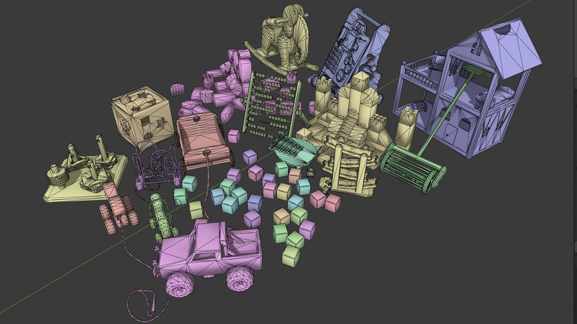 Pack Toy 3D Model - TurboSquid 1596741