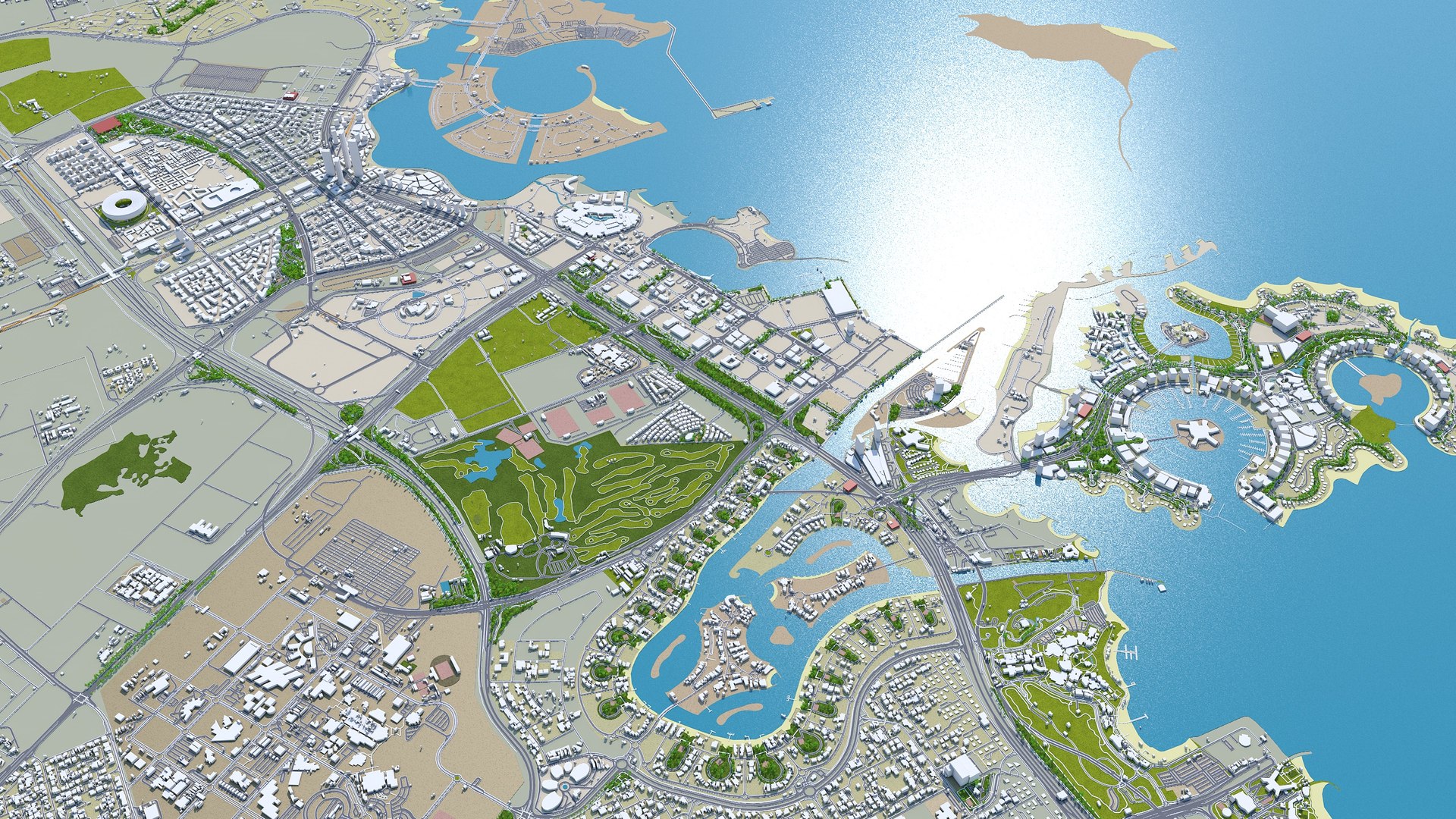 3D Lusail Qatar Model - TurboSquid 2042504