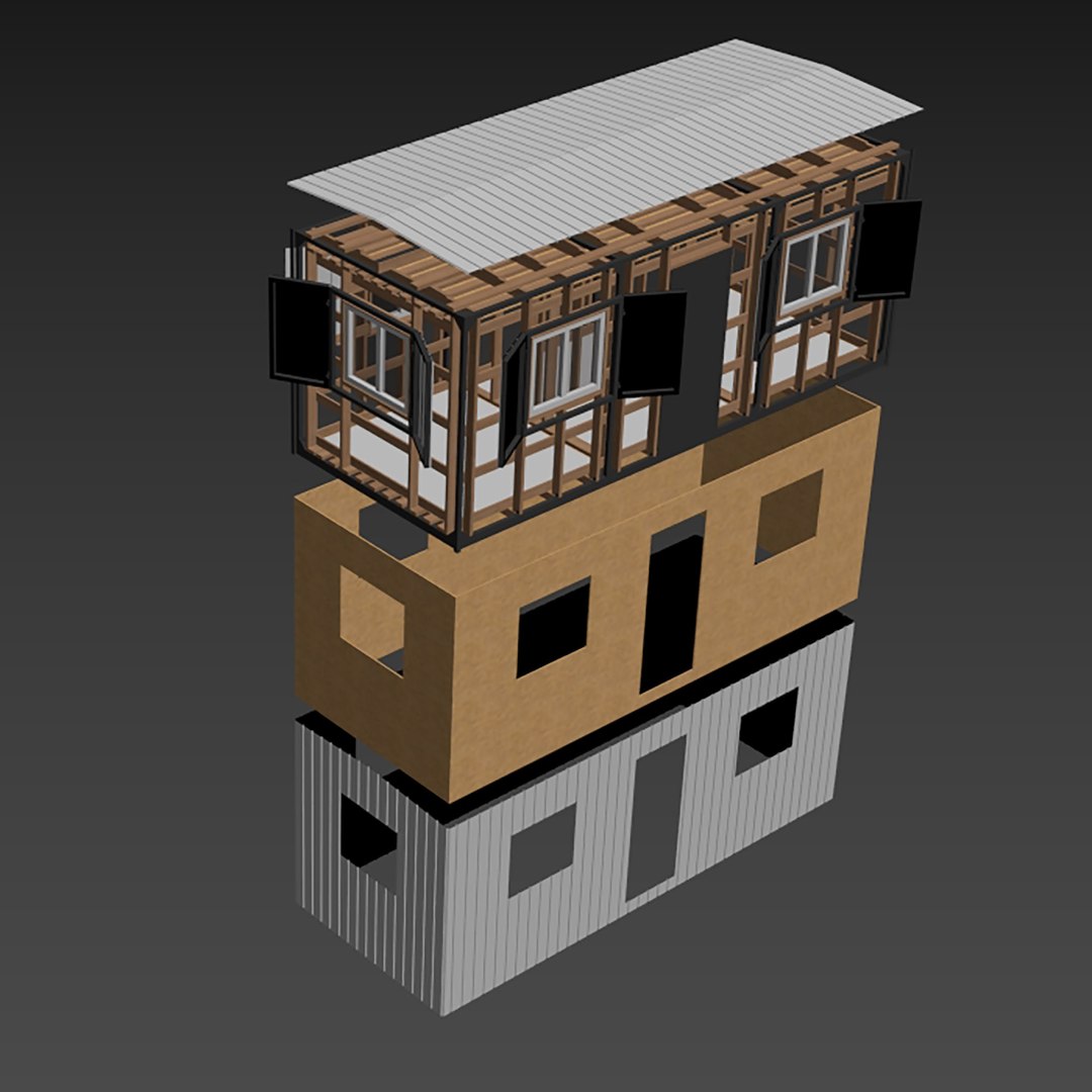 Change House N1 3D Model - TurboSquid 2124686