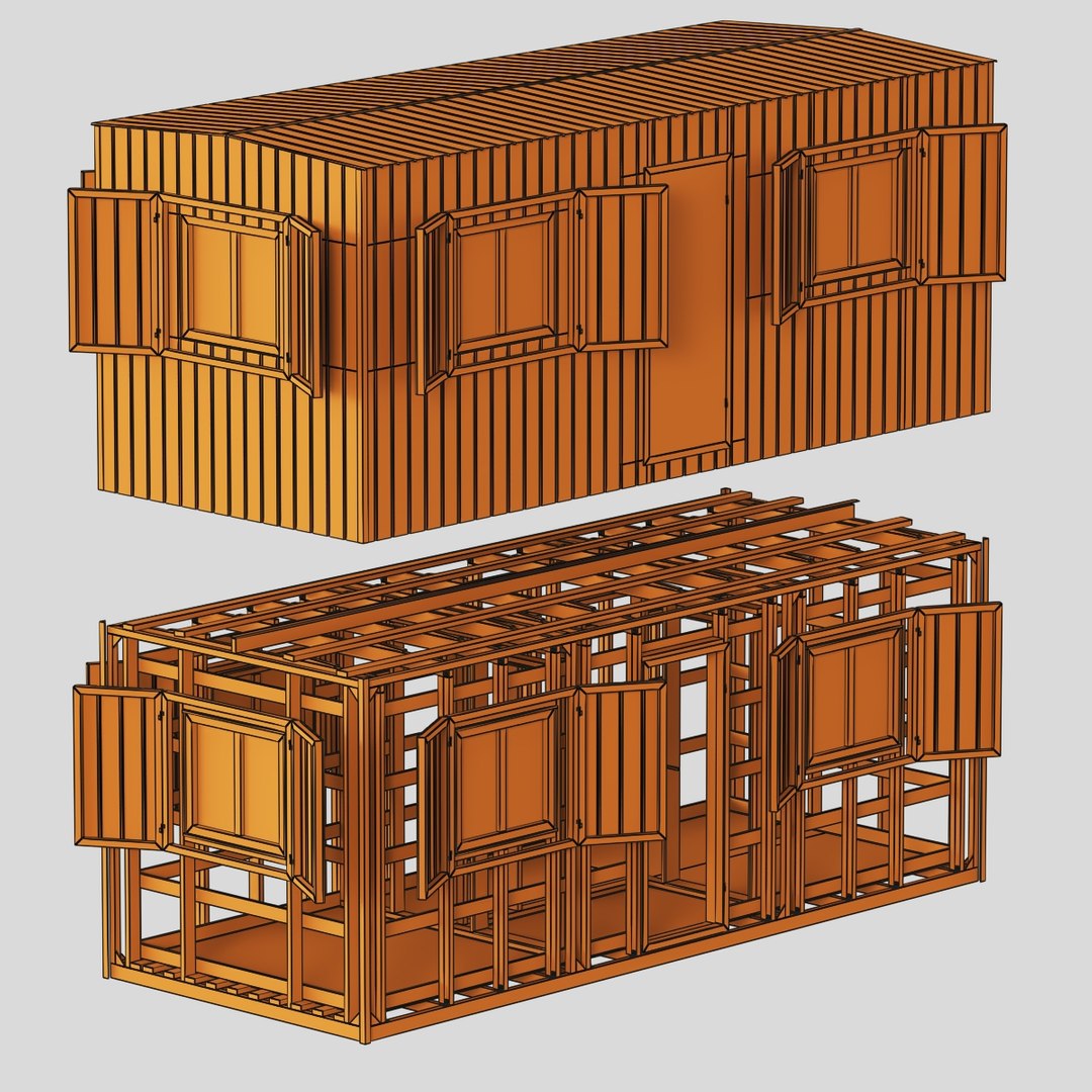 Change House N1 3D Model - TurboSquid 2124686