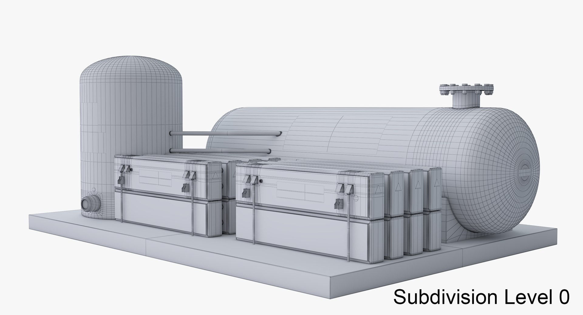 3D H2 Green Hydrogen Tank Station 3D - TurboSquid 2147107
