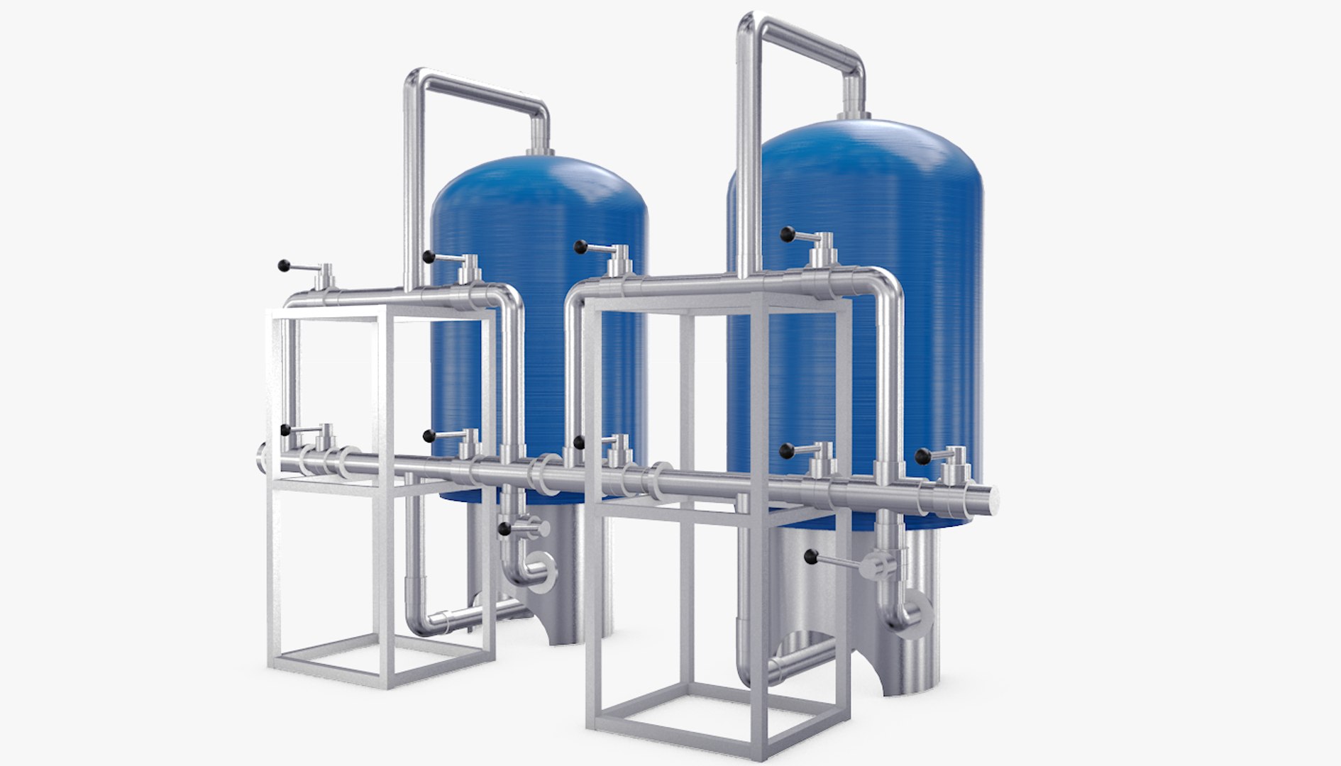 3D Sand Filters Activated Carbon - TurboSquid 1372533