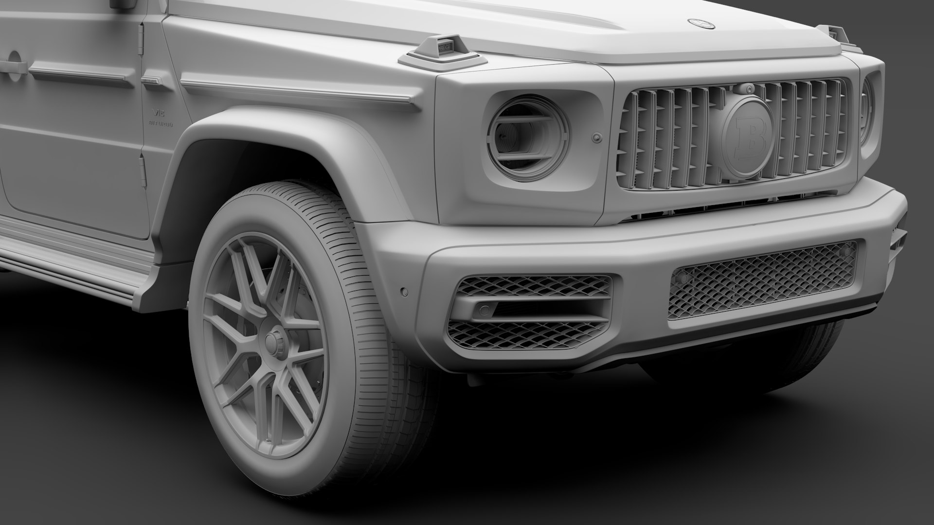Brabus G 65 W464 3D Model - TurboSquid 1312781