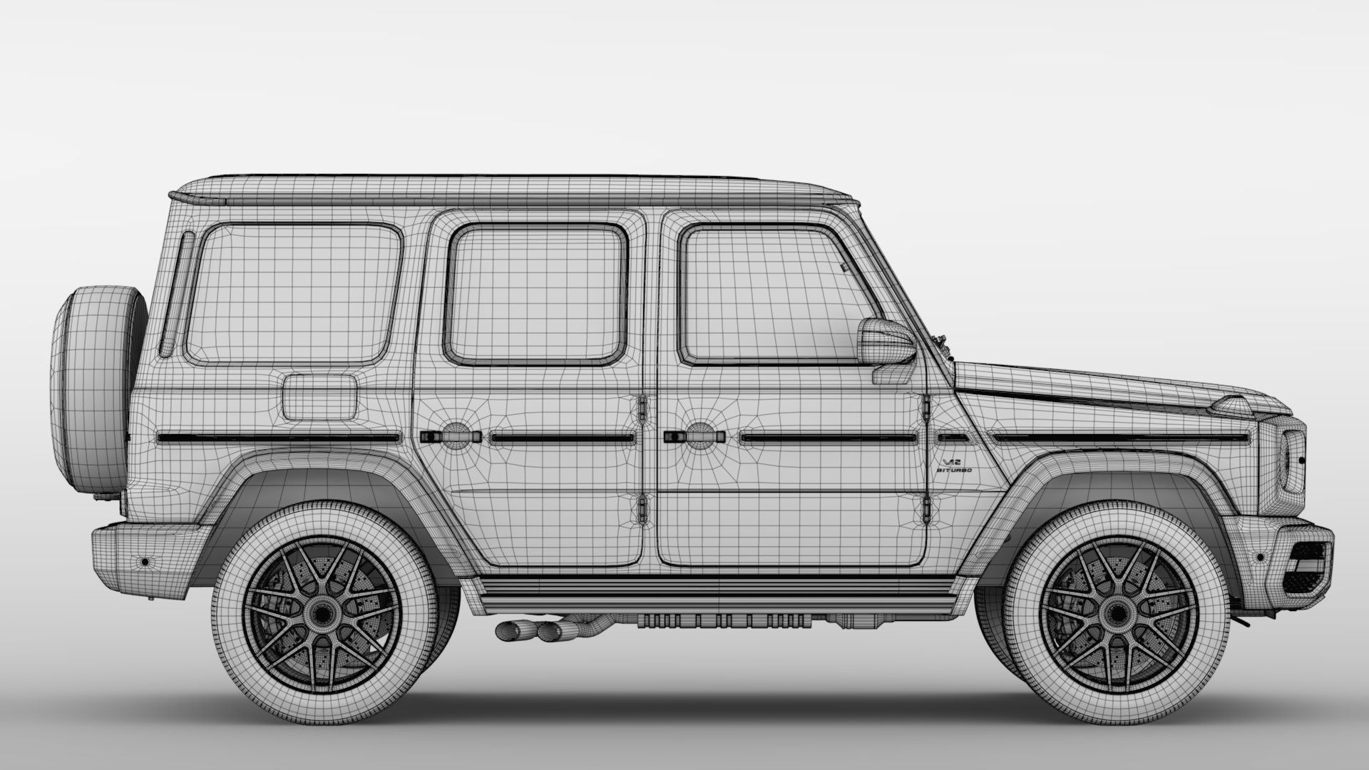 Brabus G 65 W464 3D Model - TurboSquid 1312781