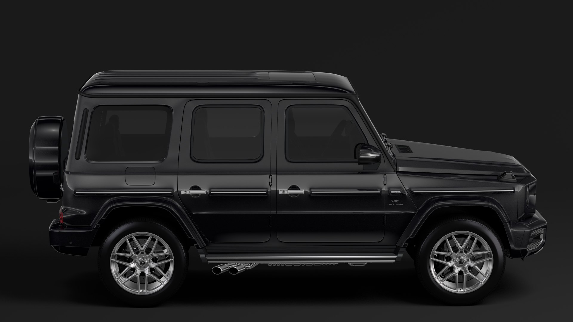 Brabus G 65 W464 3D Model - TurboSquid 1312781