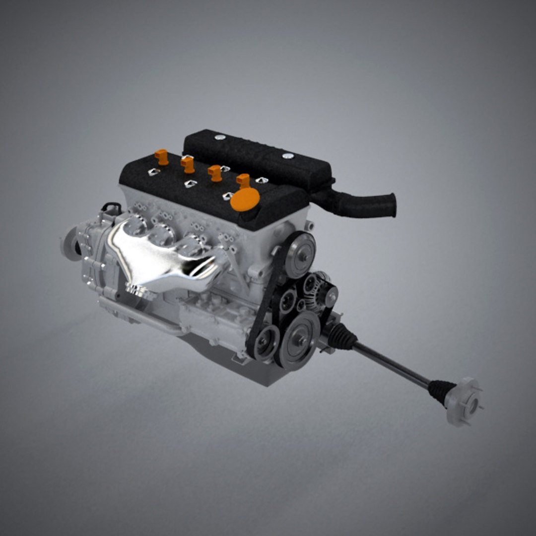 generic engine 3d model