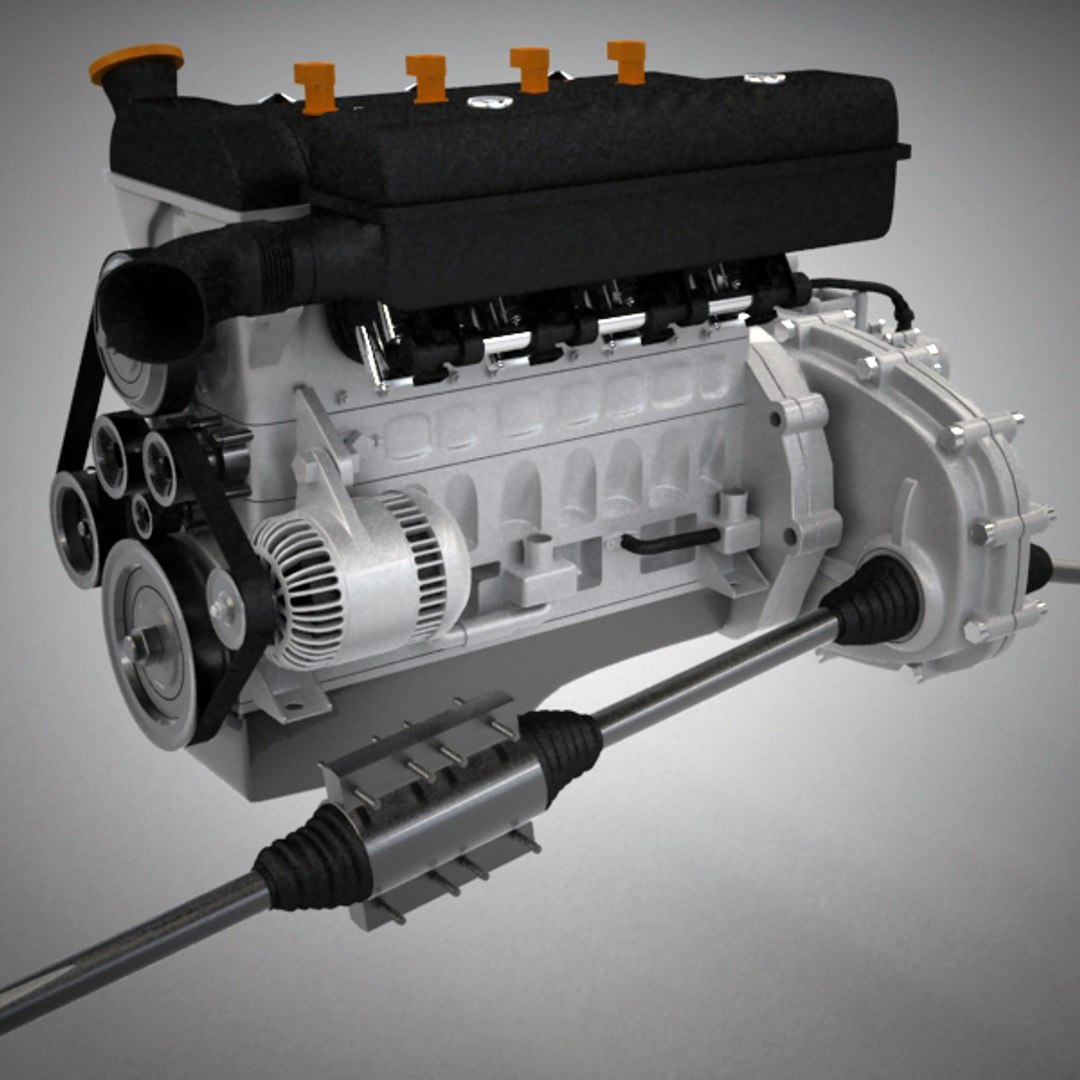 Generic Engine 3d Model