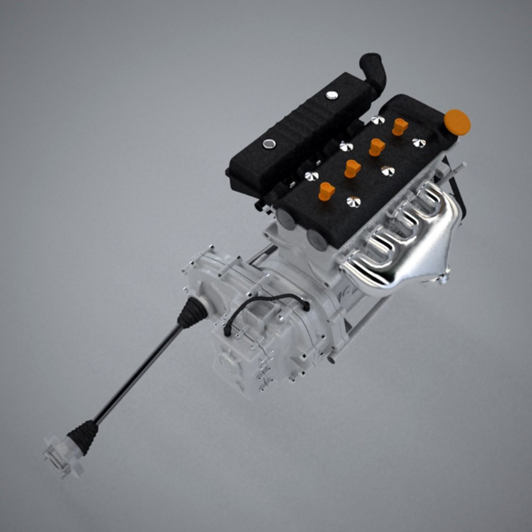 Generic Engine 3d Model