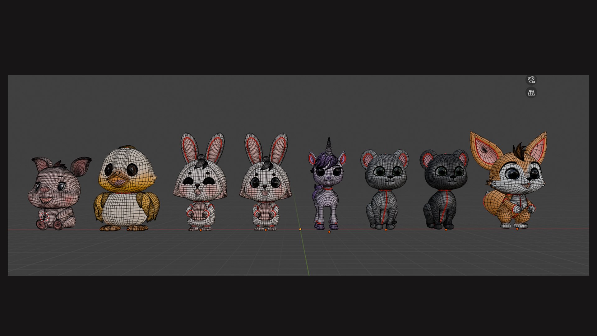 Cute Character Pack 3D Model - TurboSquid 2249933