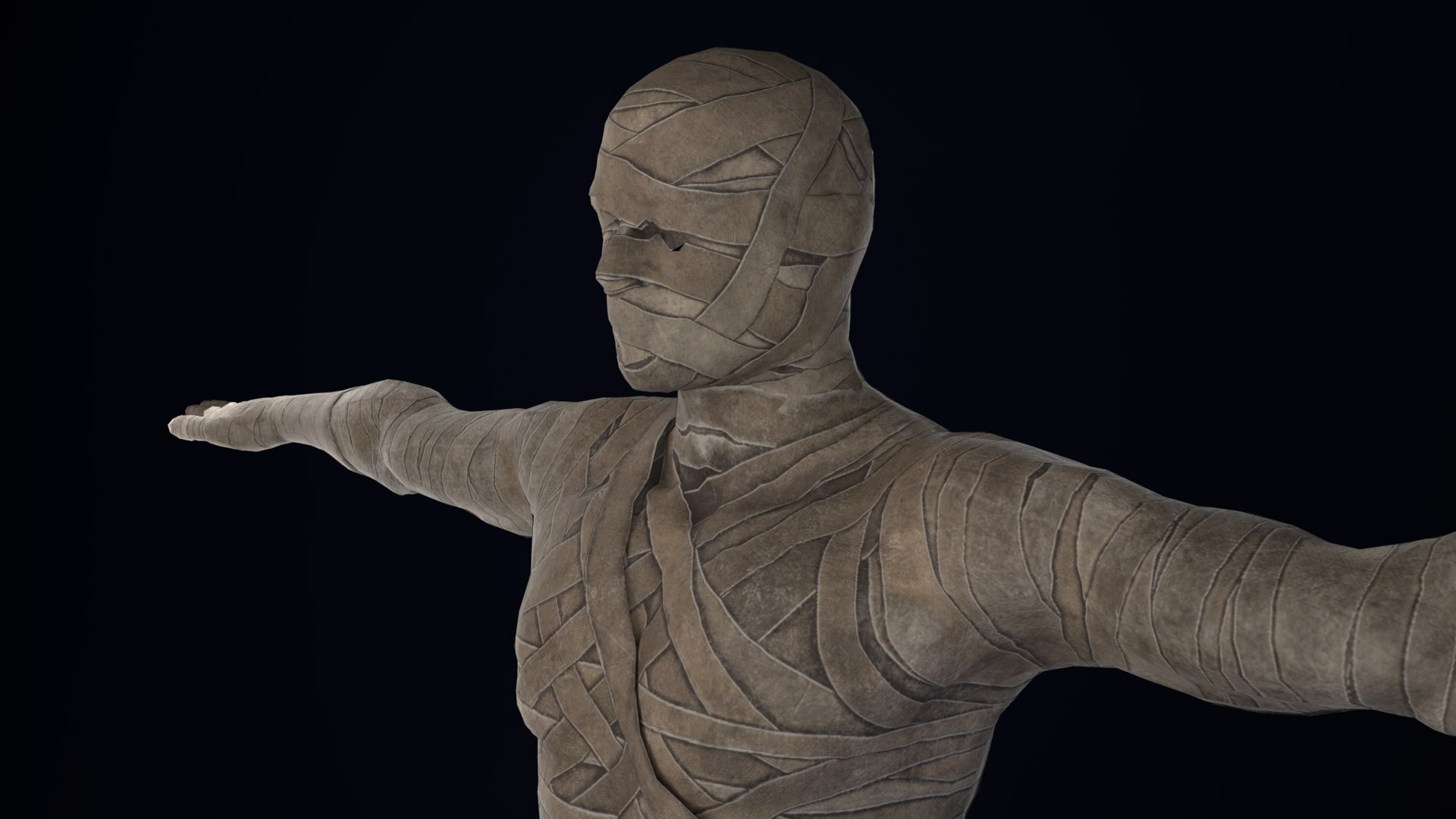 Mummy 3D Model - TurboSquid 2250010