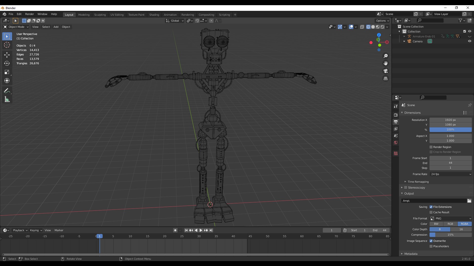 3D Fnaf 1 Endoskeleton Model - TurboSquid 2119505
