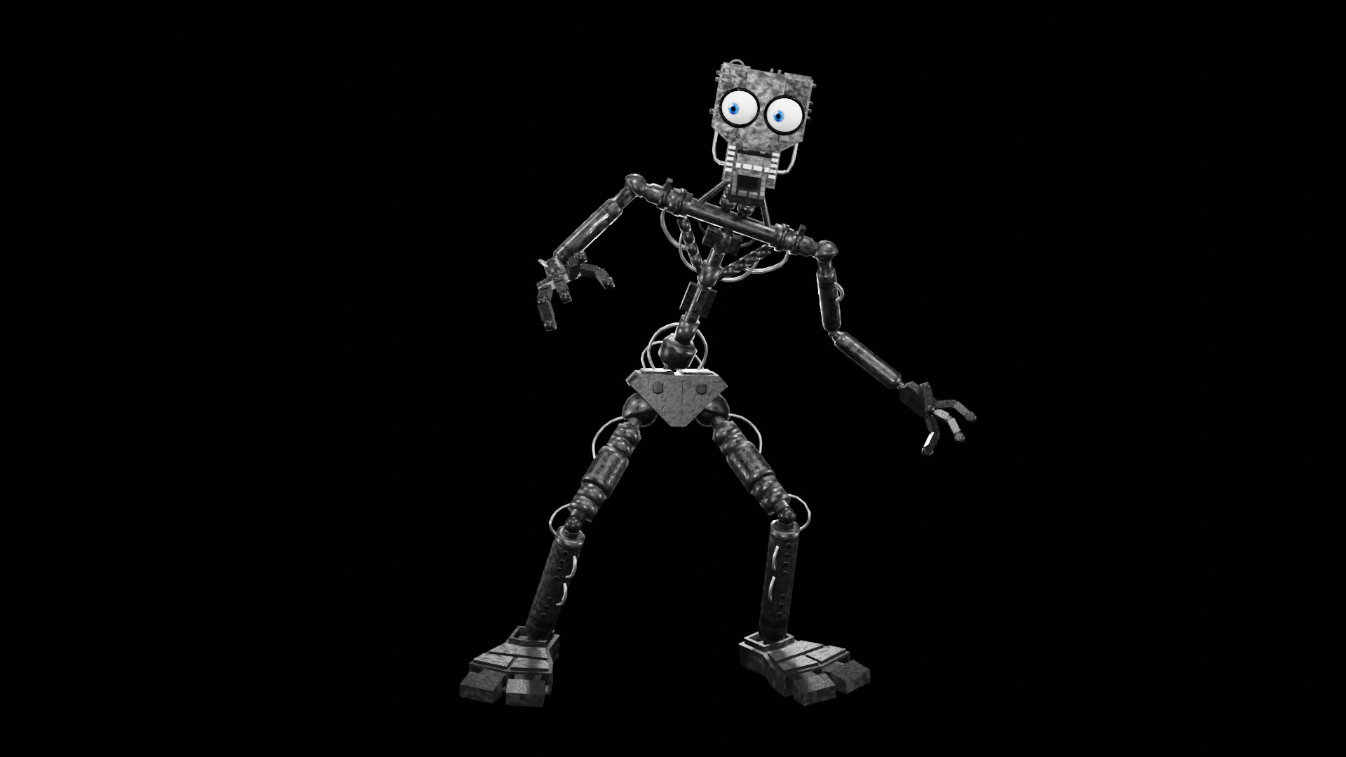 3D Fnaf 1 Endoskeleton Model - TurboSquid 2119505