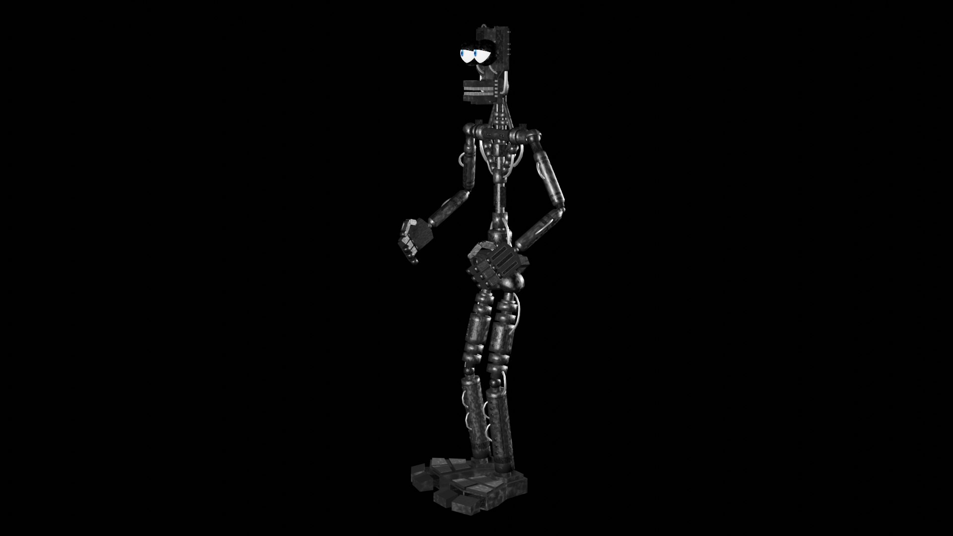 3D Fnaf 1 Endoskeleton Model - TurboSquid 2119505