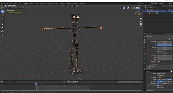 modelo 3d endoesqueleto - TurboSquid 2119505