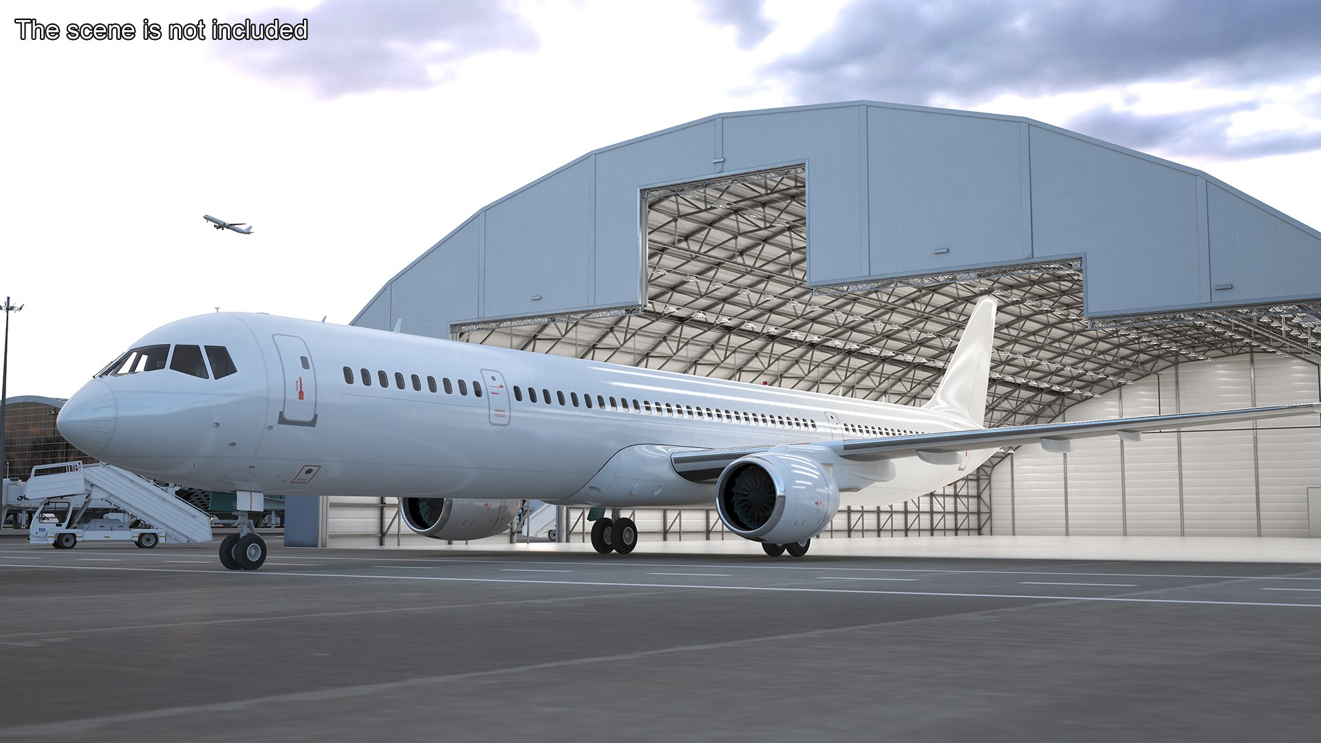 3D Passenger Jetliner Rigged For Maya - TurboSquid 2350485