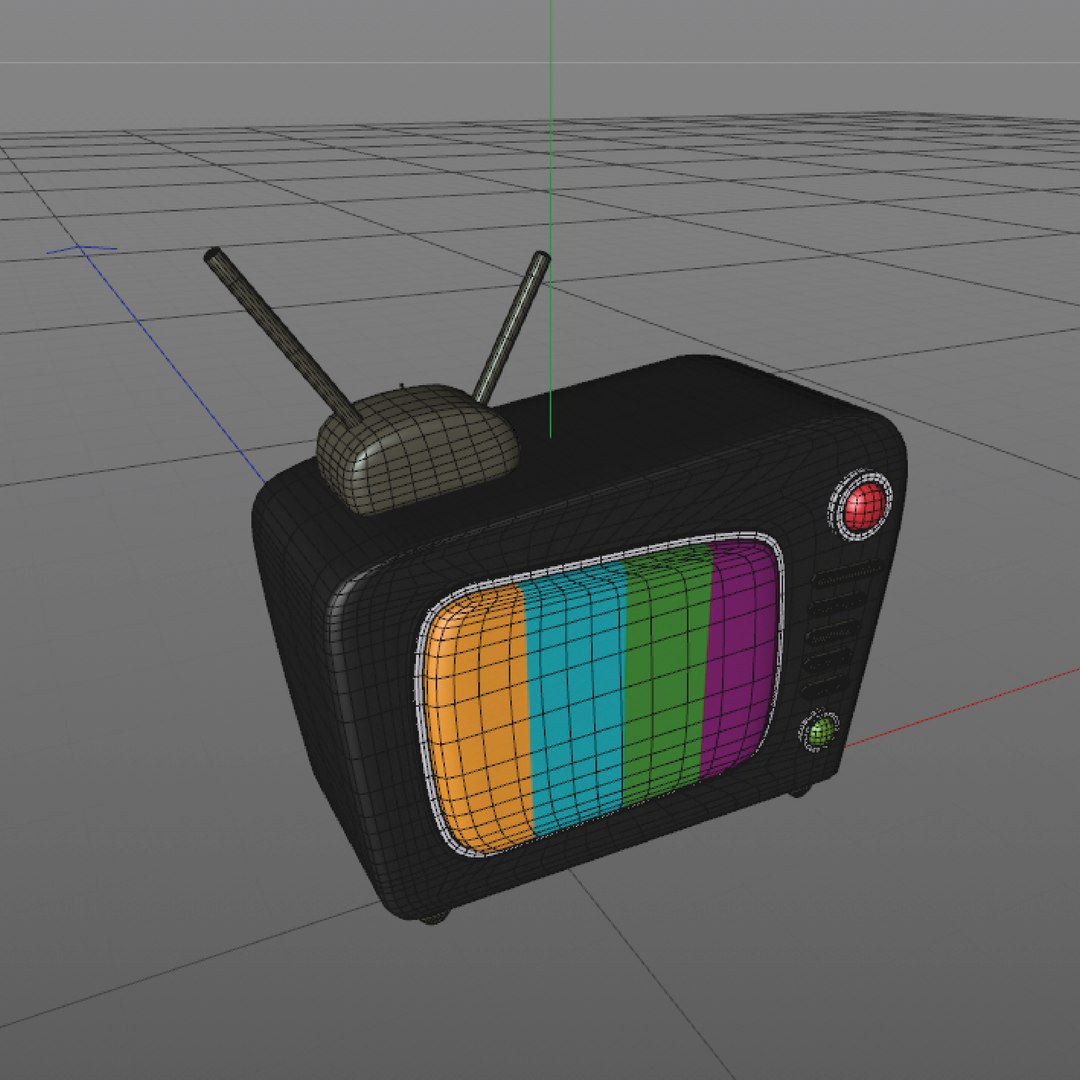 3D Cartoon Television - TurboSquid 1470518