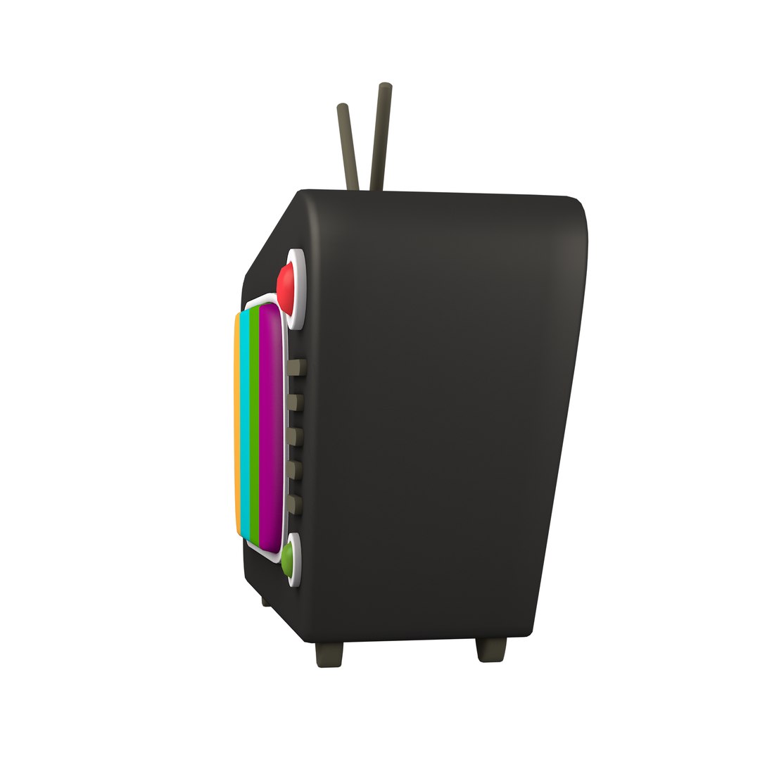 3D Cartoon Television - TurboSquid 1470518