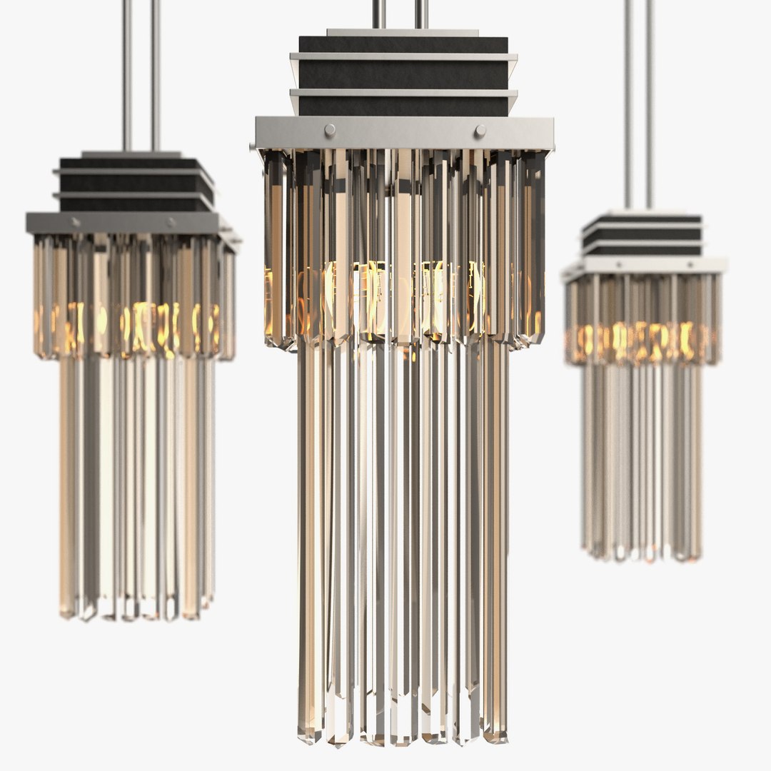 3d model pendant crystals