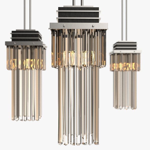 3d model pendant crystals