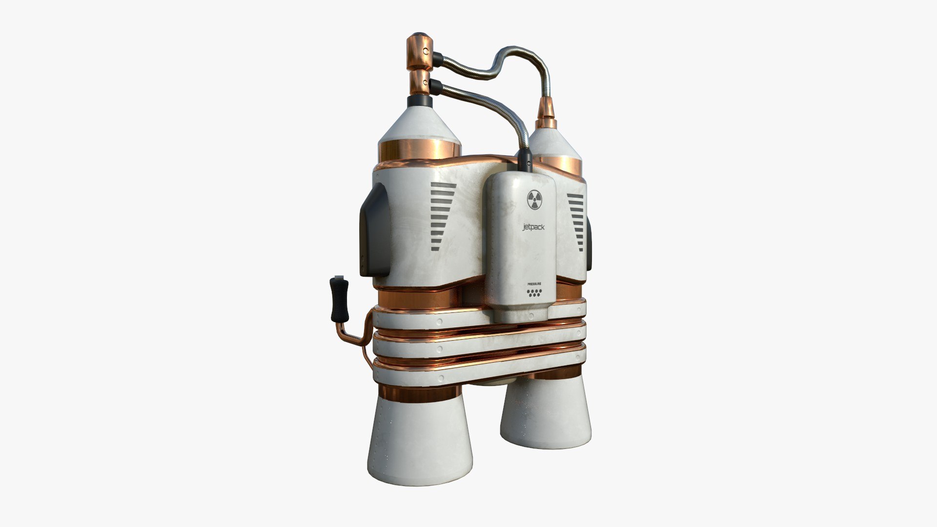 3D Jetpack E01 White Copper - SciFi Character Design Model - TurboSquid ...