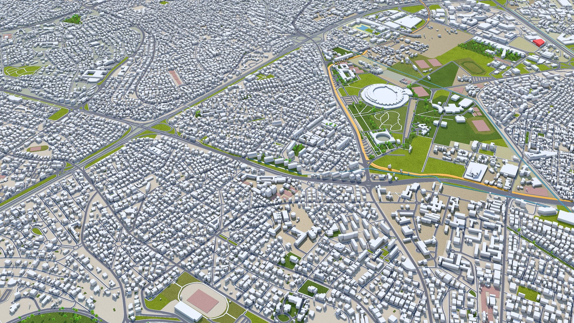 Tunis Tunisia 3D Model - TurboSquid 2154662